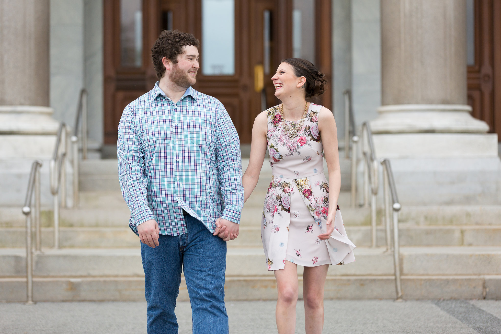 Catherine & Sam | Engagement Session | Connecticut State Capitol ...